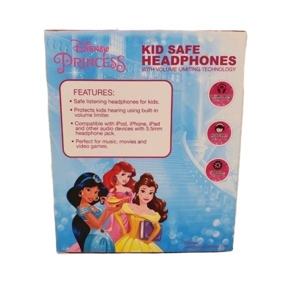 Disney | Accessories | Disney Princess Headphones Jasmine Belle Ariel ...